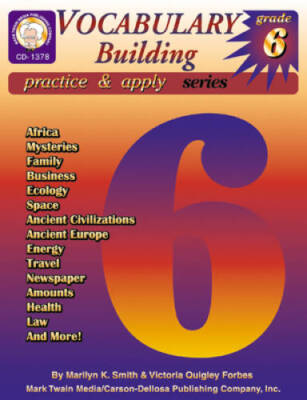 Vocabulary Building, Grade 6 (Practice & Apply) - Paperback - GOOD | eBay