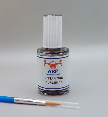 For NISSAN Code NBQ BURGUNDY Car Touch up Paint + Fine Tipped Brush | eBay