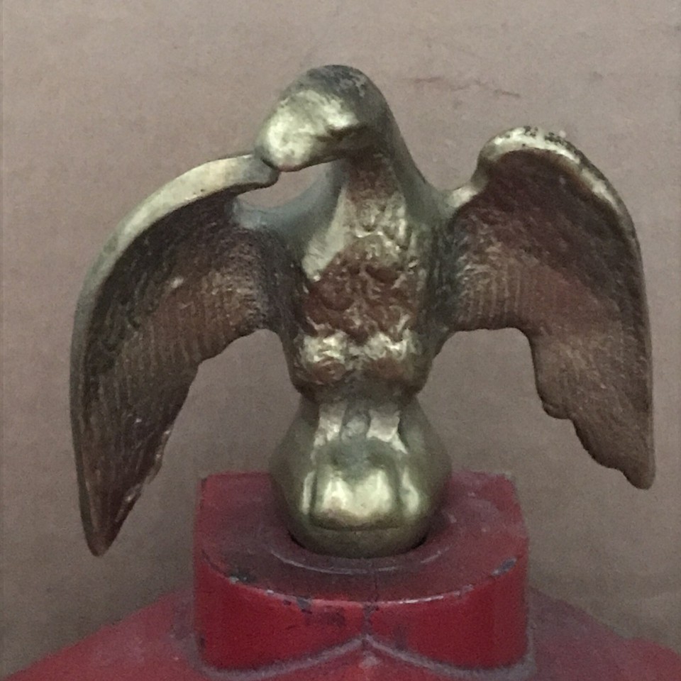 vintage Brass Metal Eagle Finial Topper for Gamewell Police/Fire Alarm ...