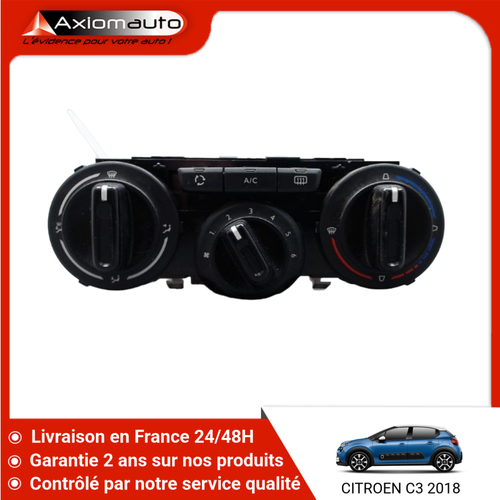 🇫🇷 COMMANDE DE CHAUFFAGE CITROEN C3 I Phase 1 2002-2005 98143710XU ♻️ ...