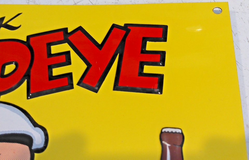 DRINK POPEYE SODA POP Metal Sign 9x16 – AAA Sign Co Coitsville OH ...