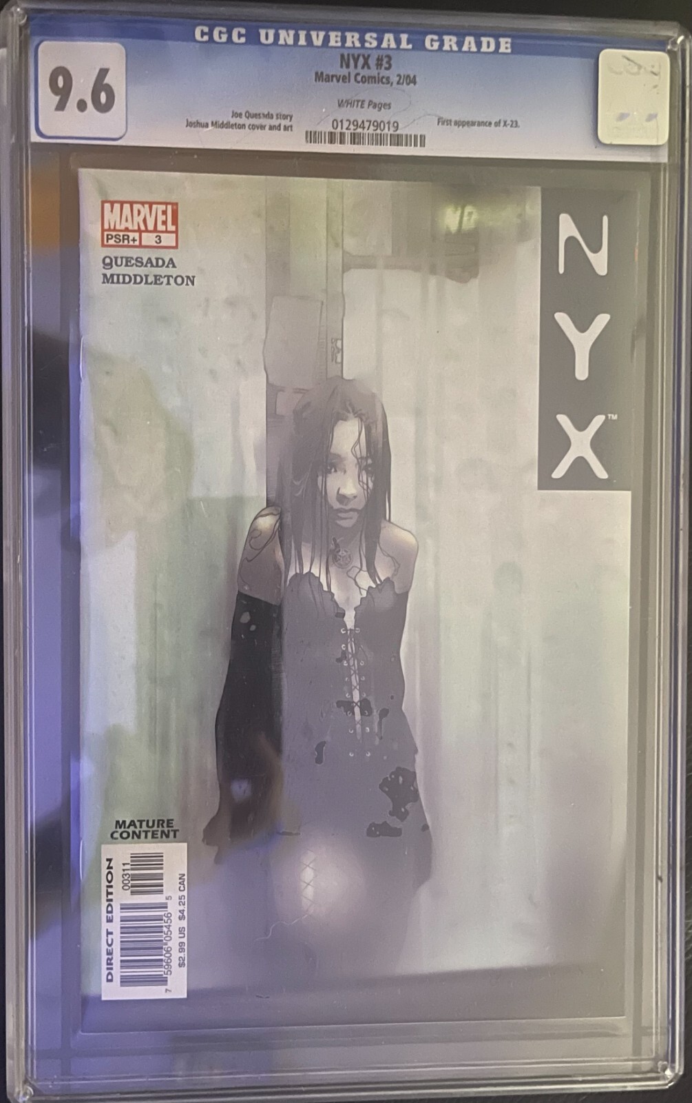 NYX #3 - Marvel Comics 2004 CGC 9.6 1st appearance of X-23 (Laura ...
