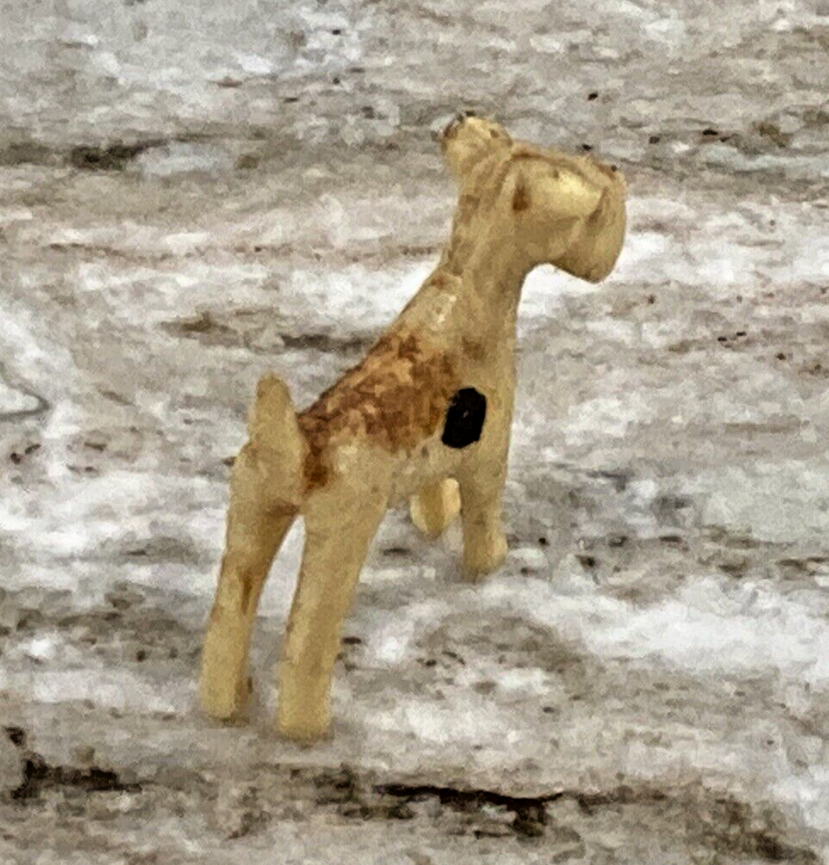 Vintage Miniature Hard Plastic Toy Lakeland Welsh Terrier Dog Made in ...