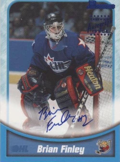 1999-00 Bowman CHL - Autographs Brian Finley #BA1 (AU) for sale online ...