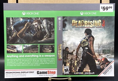 Dead Rising 3 Xbox One GameStop Promotional Display Only Store Artwork ...