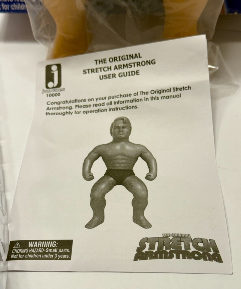 NEW! Hasbro Stretch Armstrong GIANT 10" Action Figure Factory Sealed ...