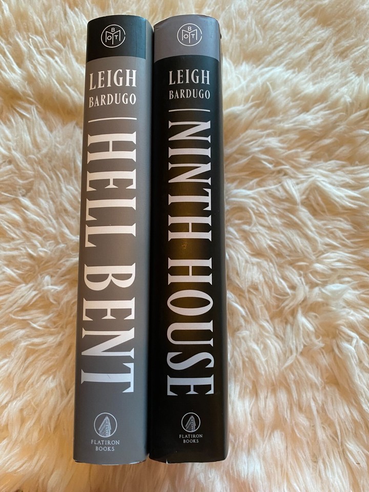 2 Leigh Bardugo Alex Stern series Ninth House Hell Bent HARDBACK book ...