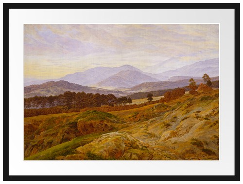 Caspar David Friedrich - Monte IN Monti Giganti, Telaio & Passepartout ...