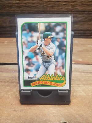 Mark McGwire 1989 Topps Error Card #70 | eBay