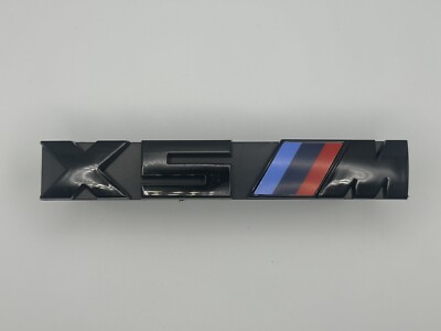 For BMW X5M Kidney Front Grill Badge Emblem Gloss Black | eBay.de