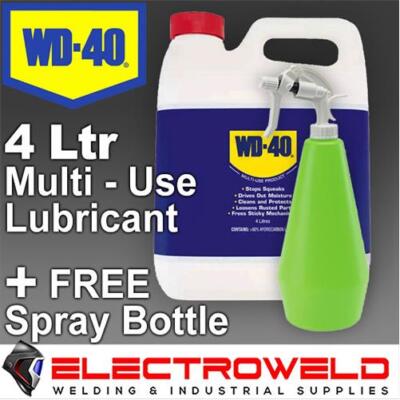4L WD-40 Lubricant Grease Oil Tub + 1L Spray Bottle, Anti Rust ...
