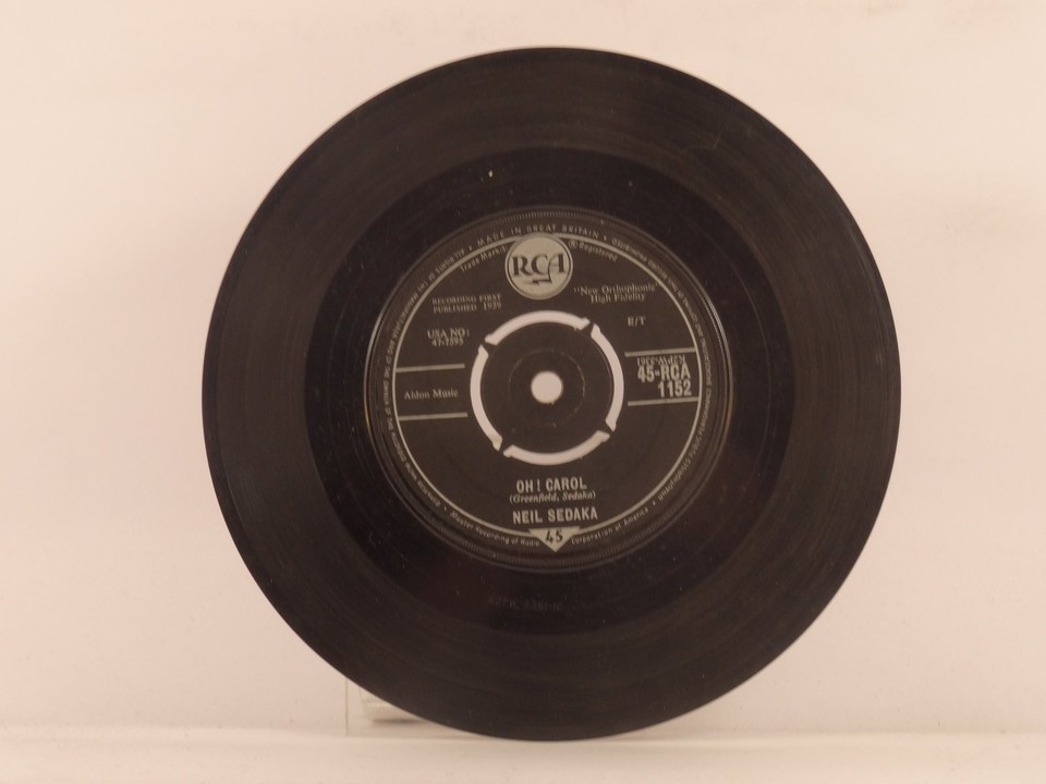 NEIL SEDAKA ONE WAY TICKET / OH! CAROL (119) 2 Track 7" Single plus ...