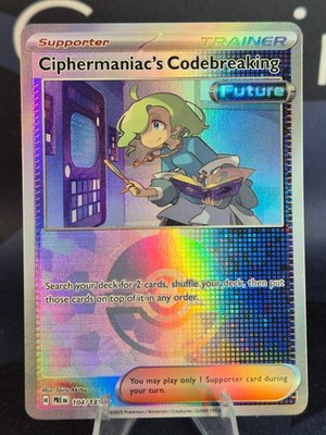 Ciphermaniac's Codebreaking 104/131 Prismatic Evolutions Pokeball Reverse Holo | eBay Australia
