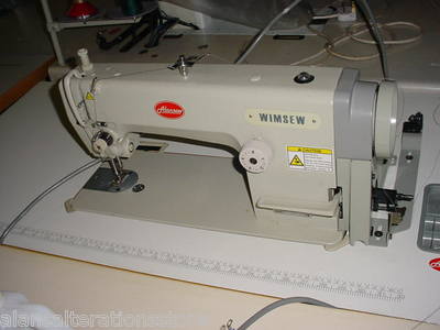 Wimsew Industrial Sewing Machine on stand, in excellent condition ...