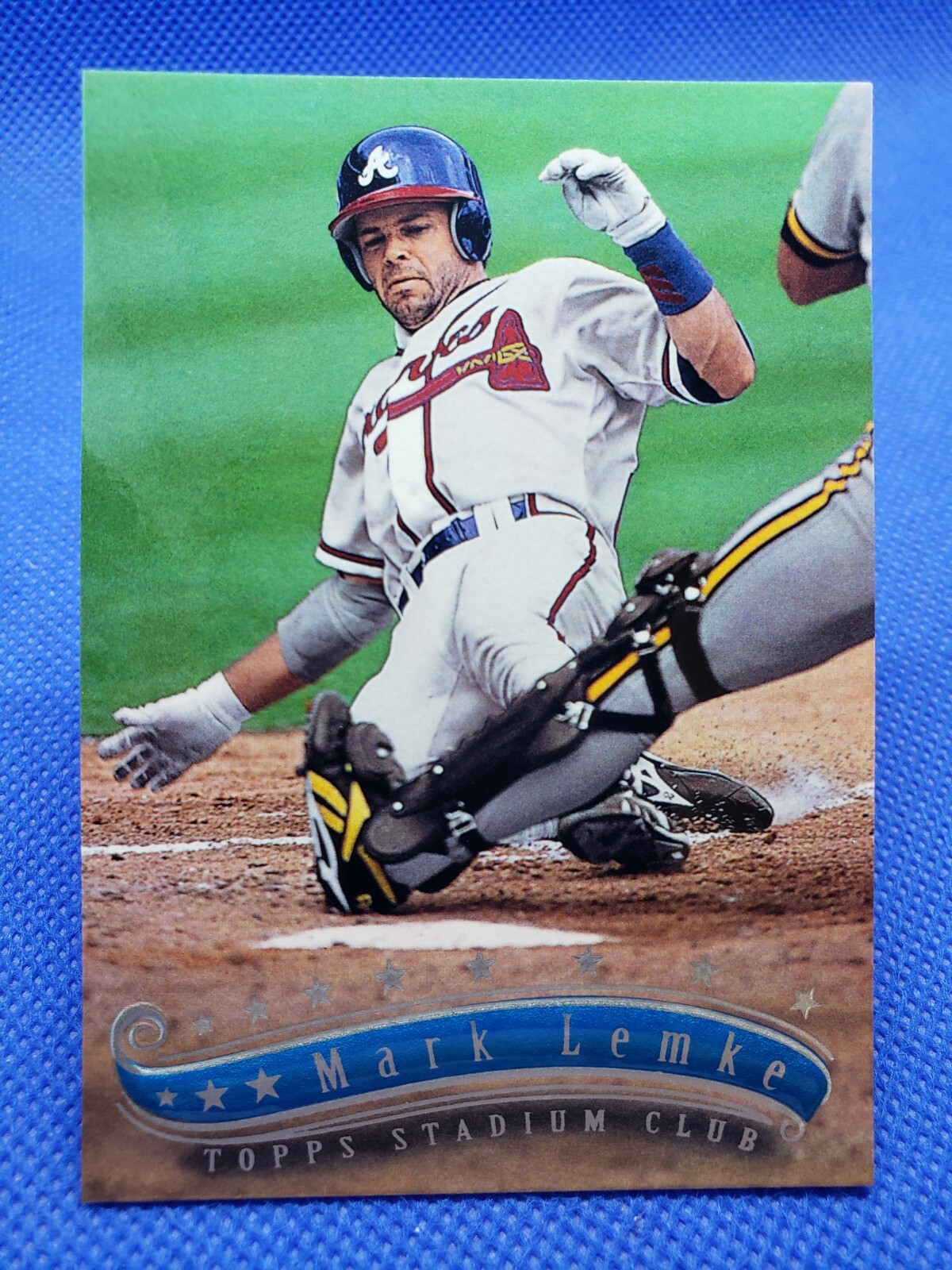 1997 Topps Stadium Club MARK LEMKE MEMBERS ONLY card ATLANTA BRAVES ...
