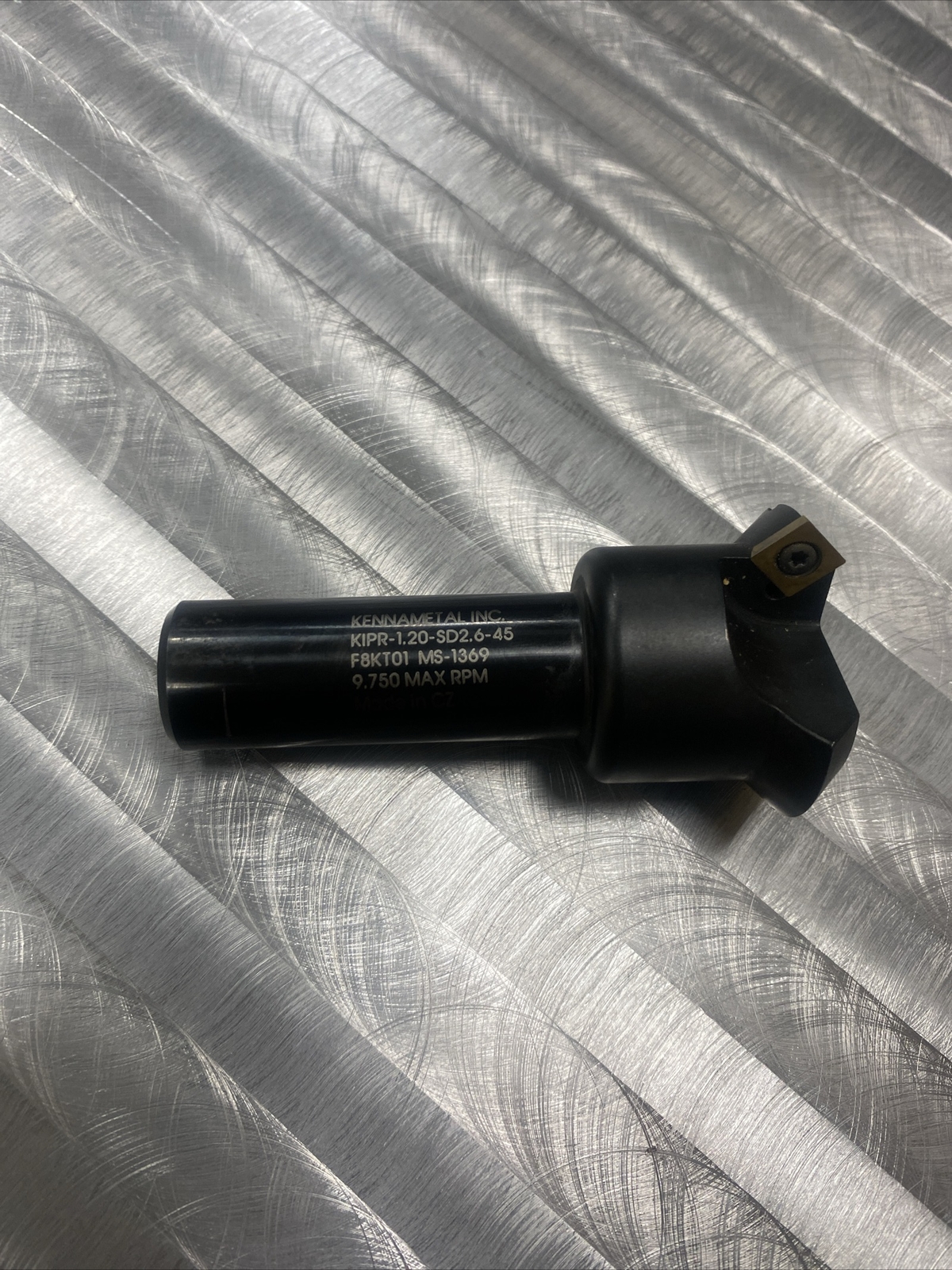 KENNAMETAL KIPR-1.20-SD2.6-45 INDEXABLE 45' MILL F8KT01 MS-1369 3/4 ...
