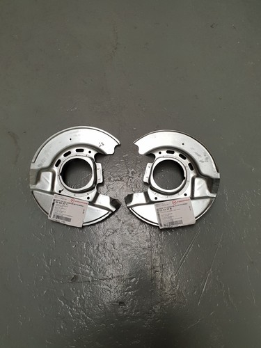 BMW E30 FRONT BRAKE DUST SHIELD SET BRAKE DISC BACKING PLATES 1982 ...