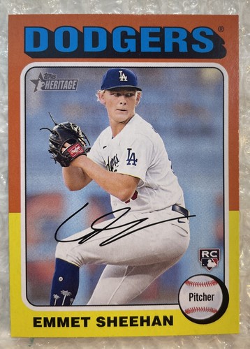 2024 Topps Heritage #187 Emmet Sheehan ROOKIE RC | eBay
