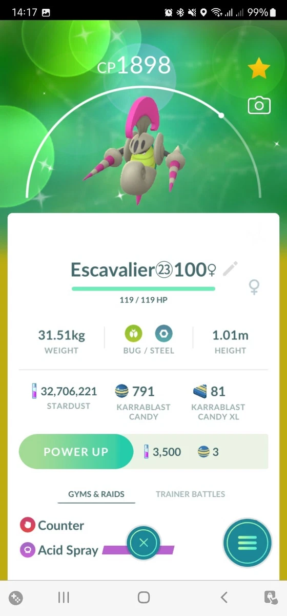 Escavalier Evolution