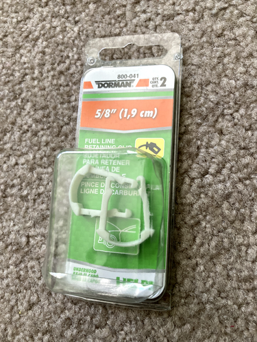 800-041 Dorman 2 Pack 5/8" Fuel Line Retaining Clip USA GM Ford Filter ...