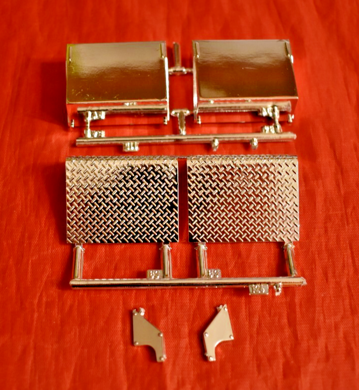 AMT Semi Truck Chrome Battery Boxes 1/24 | eBay