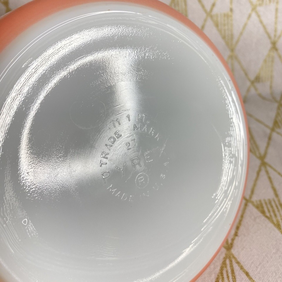 RARE HTF BOX Pink Gooseberry PYREX 473 472 471 Bake, Serve & Store Set ...