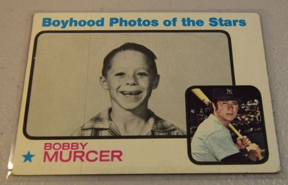 1973 Topps Boyhood Photos of the Stars Bobby Murcer #343 | eBay