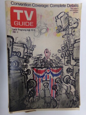 TV GUIDE 1976 July 10 16 Democratic Convention New York Metropolitan ...