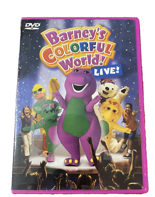 Barney's Colorful World! Live DVD-Rare Vintage-SHIPS N 24 HOURS ...