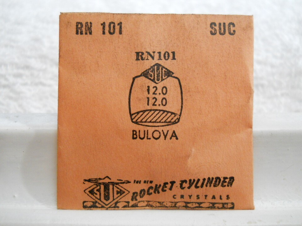 SUC RN101 GS CC295 Watch Crystal 12.0 x 12.0 Fit Bulova Solitaire American Girl | eBay