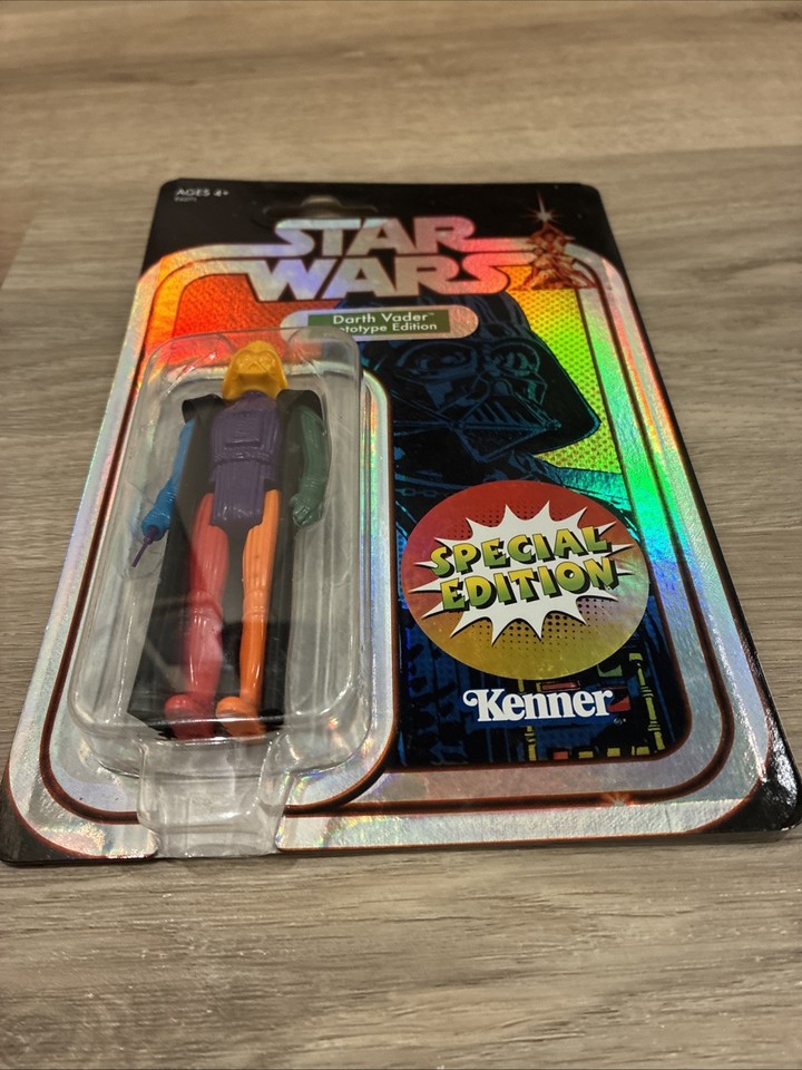 DARTH VADER PROTOTYPE Star Wars Retro Collection SDCC Yellow Head | eBay