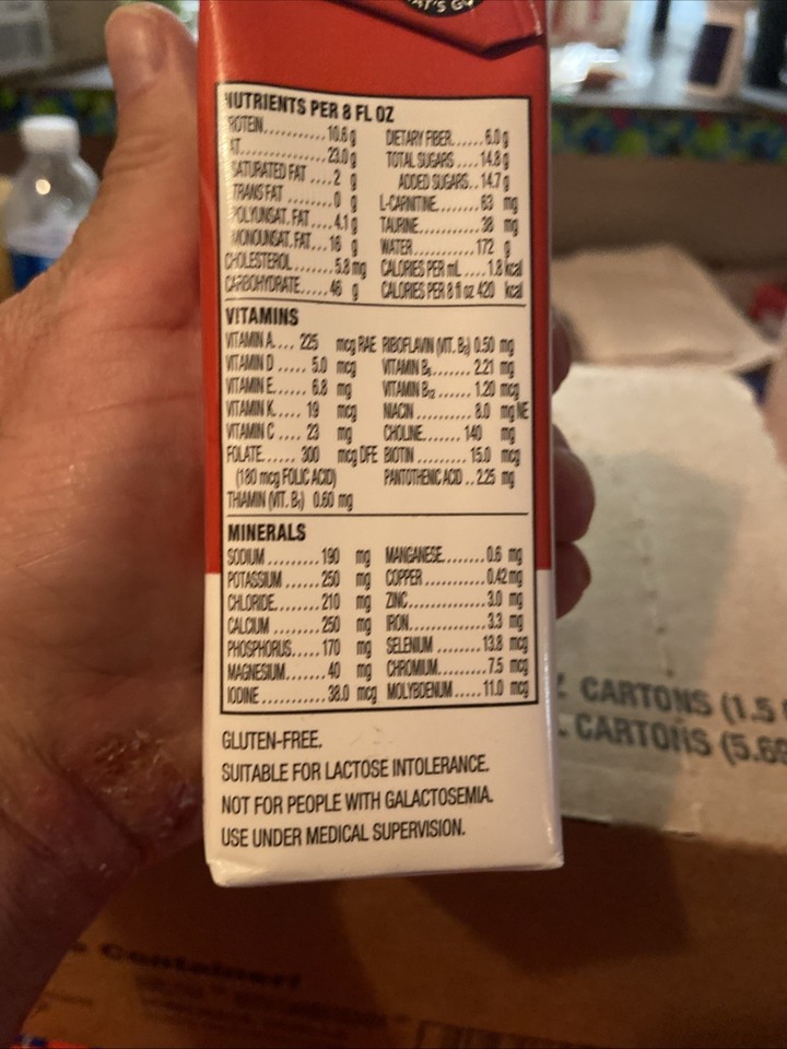 Suplena Carb Steady 1.8 Cal Abbot Vanilla Peptide-Based Nutrition Case ...