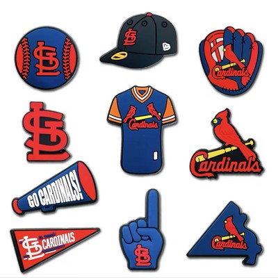 Saint Louis Cardinals Baseball Shoe Charms Set of 10 | eBay