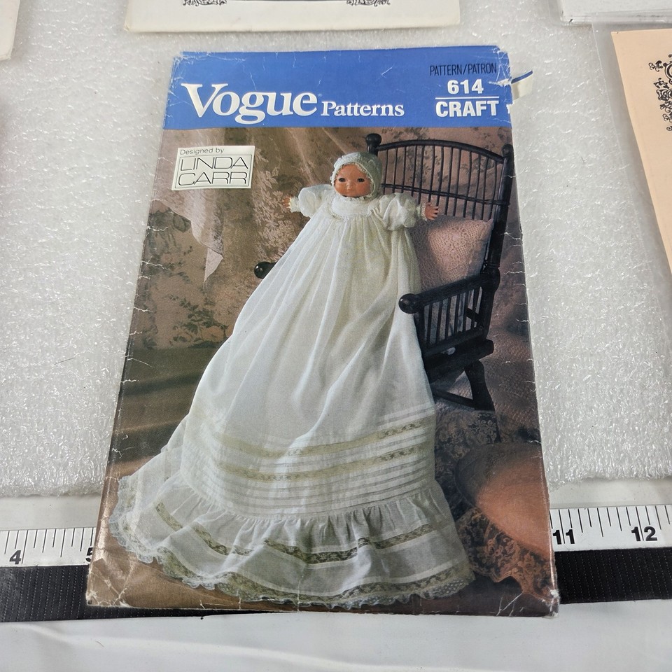 Vintage Doll Dress Patterns Lot Brown House Dolls Syndee Simplicity ...