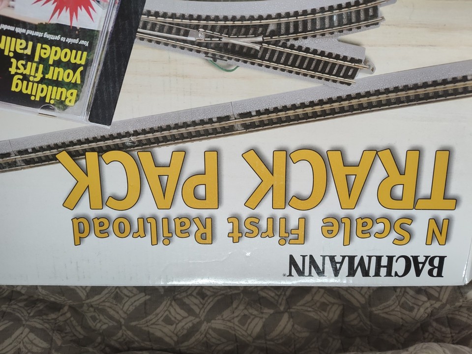 Bachmann Scale First Railroad Track Pack Easy Track System | eBay