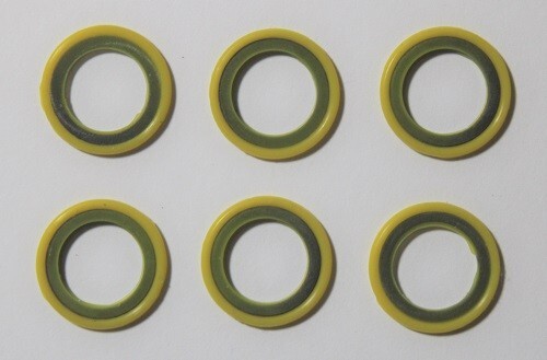 Mercury Gearcase Drain Screw Gasket Replaces 26-830749,830749 6 Pack | eBay