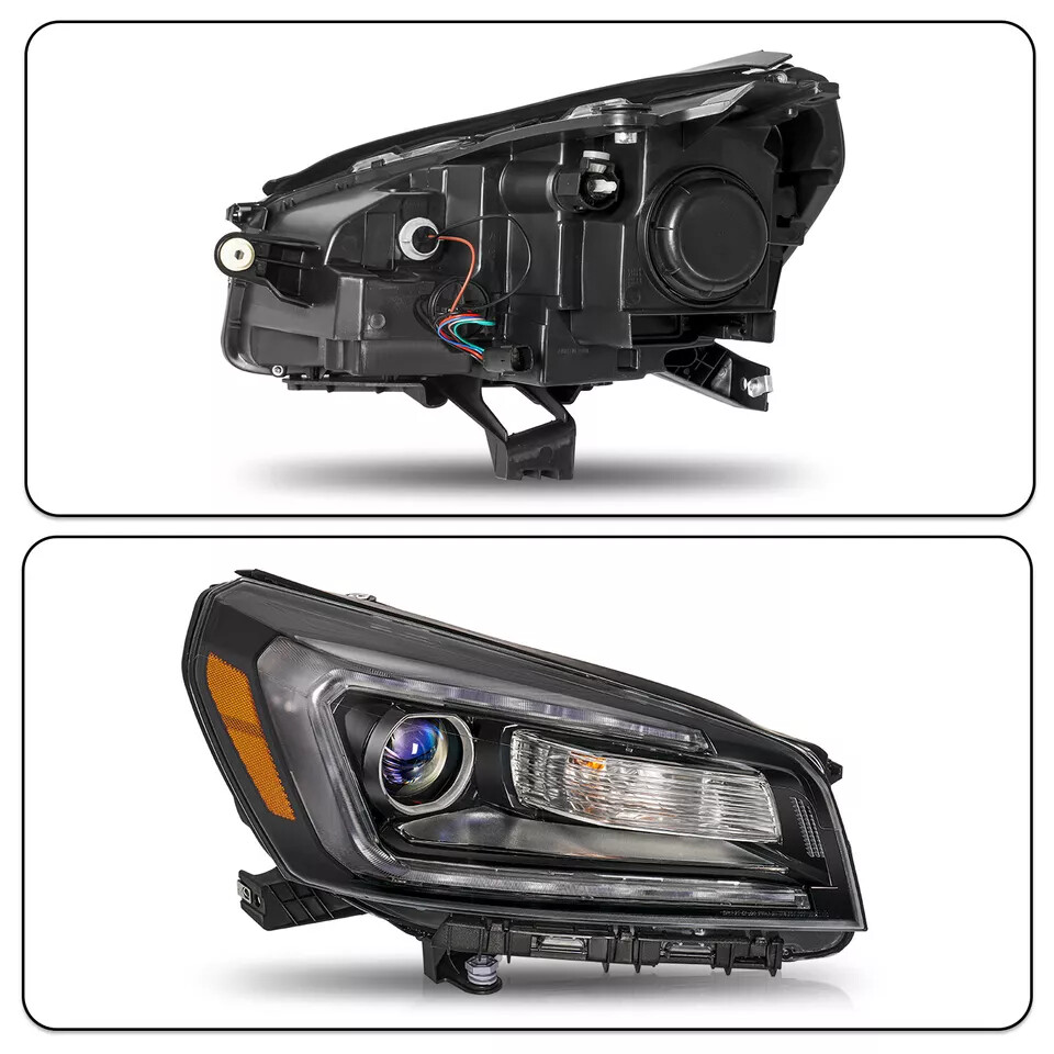 Pair LH&RH 2013-2016 GMC Acadia Halogen Type LED Tube Projector ...