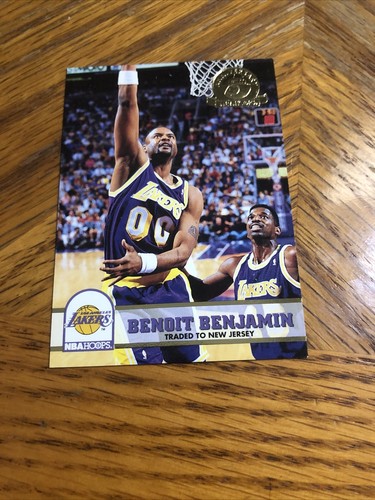 1993-94 Hoops Fifth Anniversary Gold Lakers Basketball Card #103 Benoit ...