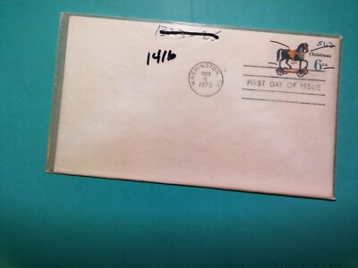 U. S. Stamp FDC#1416 -Christmas 1970 - no cachet - comb. Shipping! | eBay