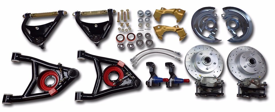 1964 1972 chevelle front disc and tubular control arm set extra set d52 ...