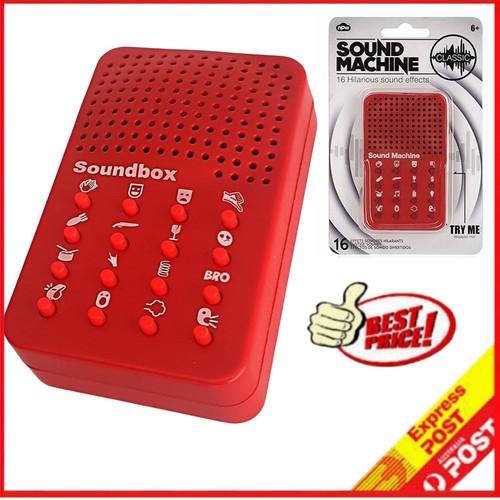 Funny Classic Red Sound Machine Hilarious-Novelty Prank Portable 16 ...