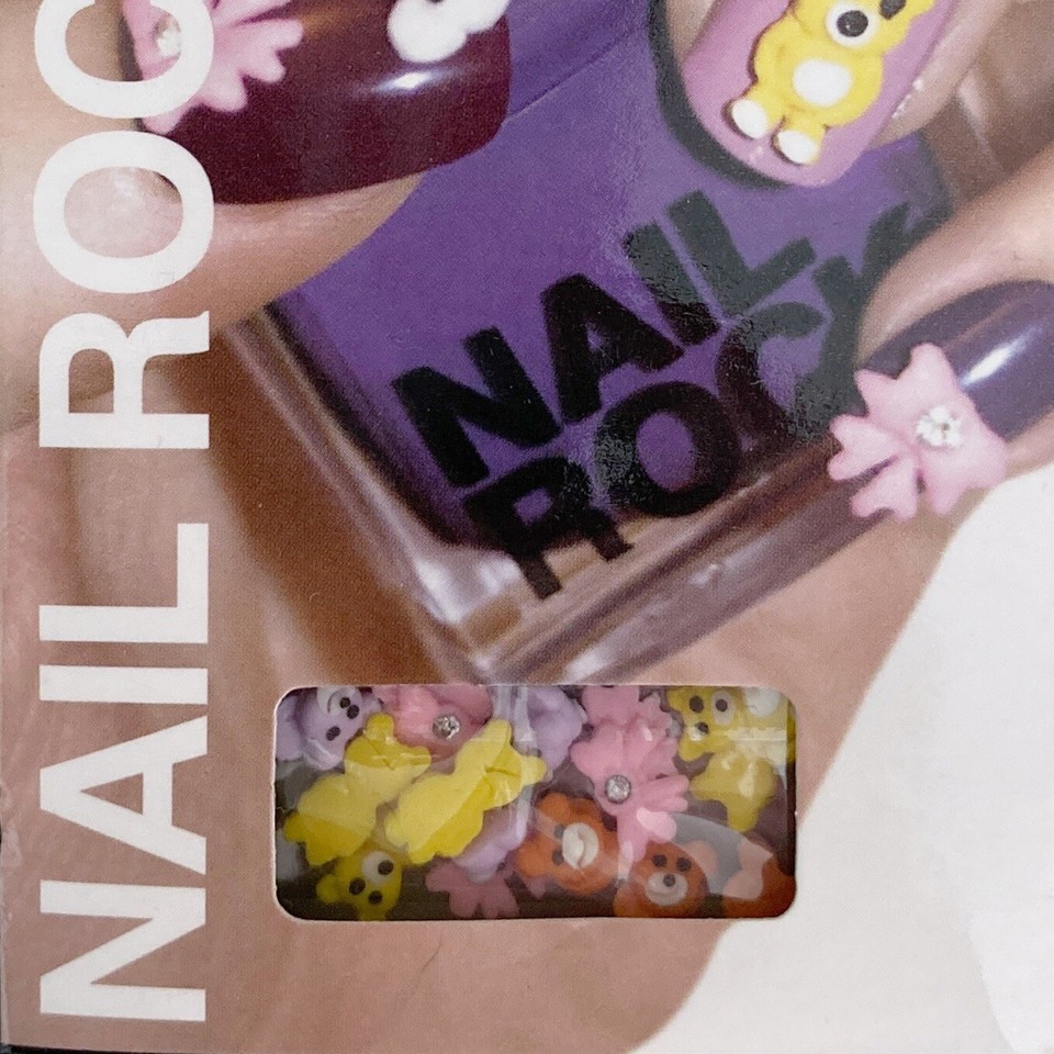 Rock Beauty NAIL ROCK FROU FROU Appliqué BEARS 20 Pcs New In Box 3D ...