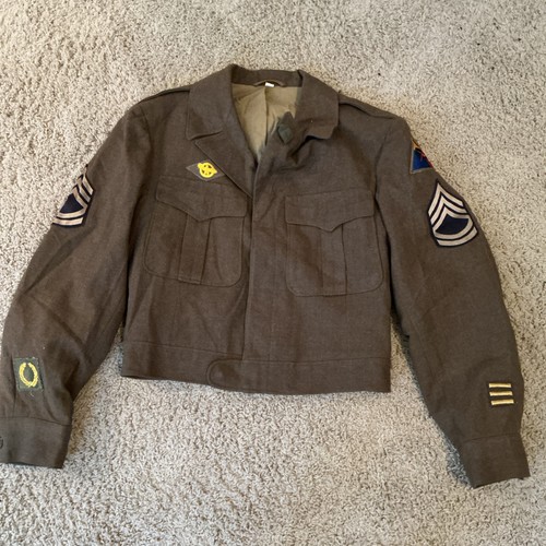 WWII Ike Service Jacket 6th Armored Division | eBay