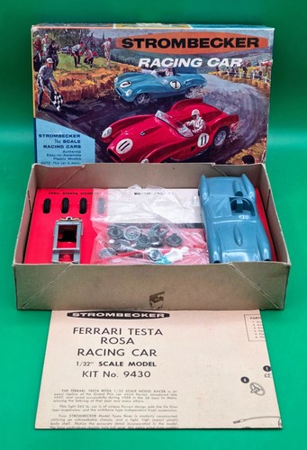 STROMBECKER 1/32 Ferrari Testa Rosa Slot Car Kit #9430 - NEW IN BOX ...