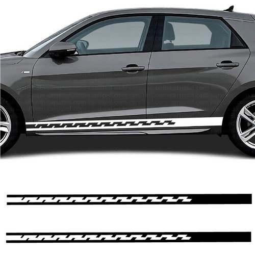 Racing Stripe side stripe stickers compatible with Audi A1 | eBay UK
