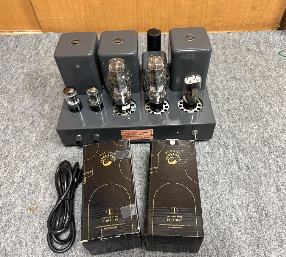 Authentic Sun Audio SV-300BE 300B Vacuum Tube Stereo Power Amplifier ...