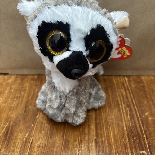 2022 TY Beanie Baby Boos 6" LINUS The Lemur Stuffed Animal Toy Plush ...