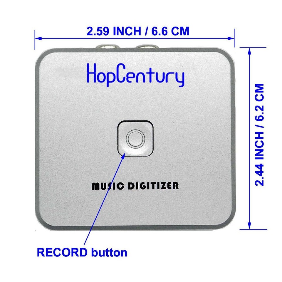Music Digitizer CD Recorder Audio Capture Device Cassette to MP3 ...