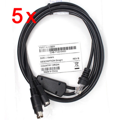 5x 6FT PS2 Keyboard Wedge Cable for Honeywell Metrologic MS9520 MS7120 ...