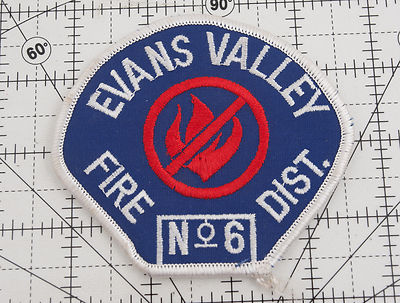 Evans Valley No 6 Fire Department Patch Fabric (A4L)FD Rescue Rogue ...